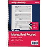 Amazon.com : Adams Money and Rent Receipt Book, 2-Part Carbonless, 5-1/ ...