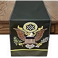 Amazon.com: DodelyGz Patriotic Military US Army Table Runner,Memorial ...