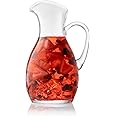 Amazon.com: Godinger Pitcher Carafe, Crystal Glass Water Pitcher Carafe ...