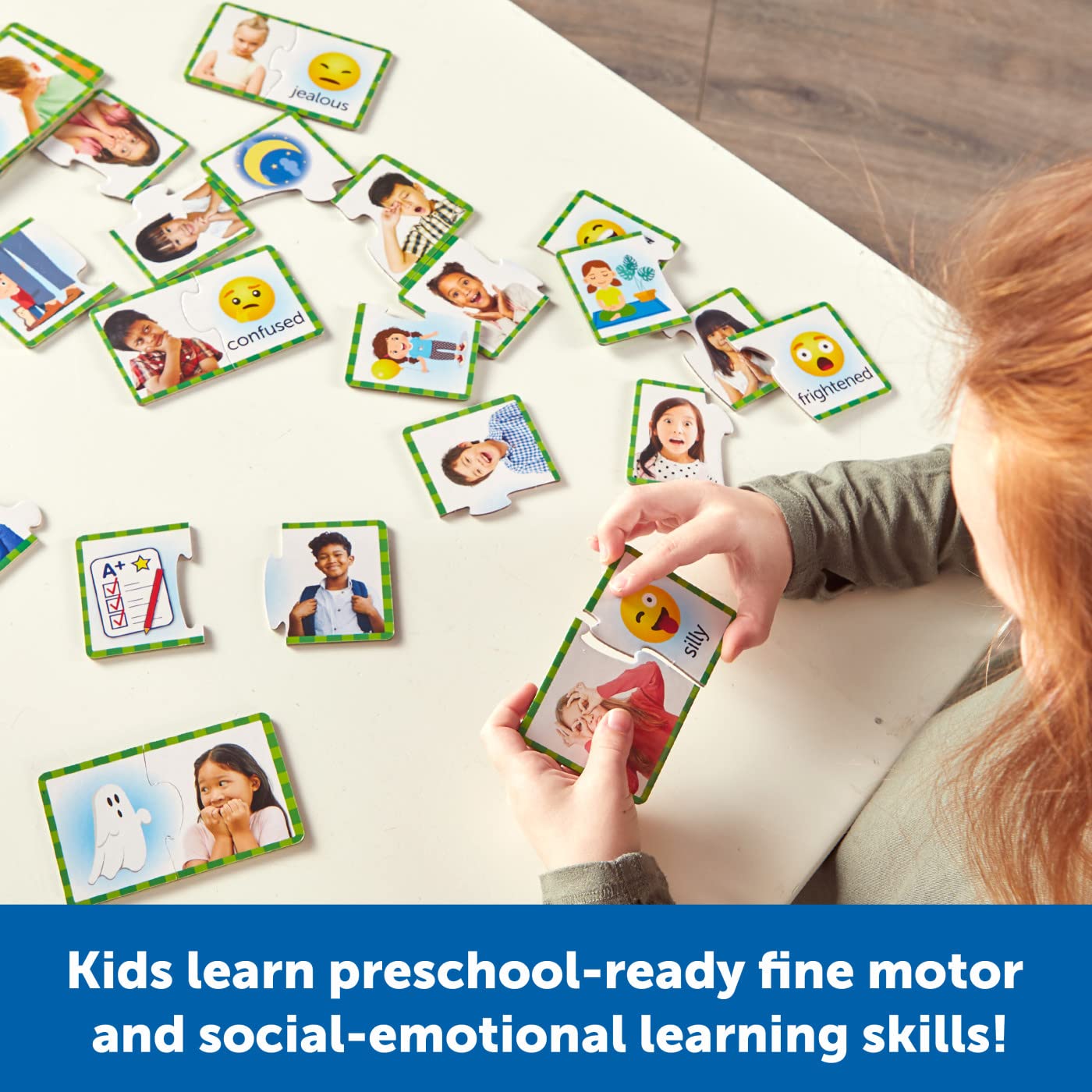 Mua Learning Resources Feelings & Emotions Puzzle Cards, 48 Pieces ...