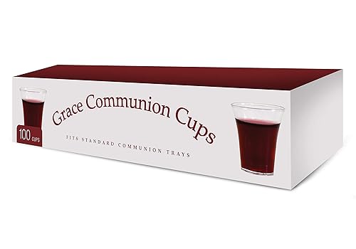 Grace Communion Cups - Disposable Plastic 100 per box - Fits Standard ...