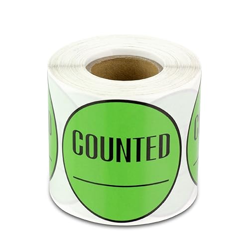 600 Labels - Counted - 2 inch, Circle Dot, Round Writable Marking ...