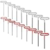 T Handle Allen Wrench Set - Metric & SAE - 18 Pack in Kuwait | Whizz ...