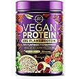 Amazon.com: Vegan Protein Powder, Chocolate Fudge - 100% Plant Protein, 3.4g BCAAs, Premier ...