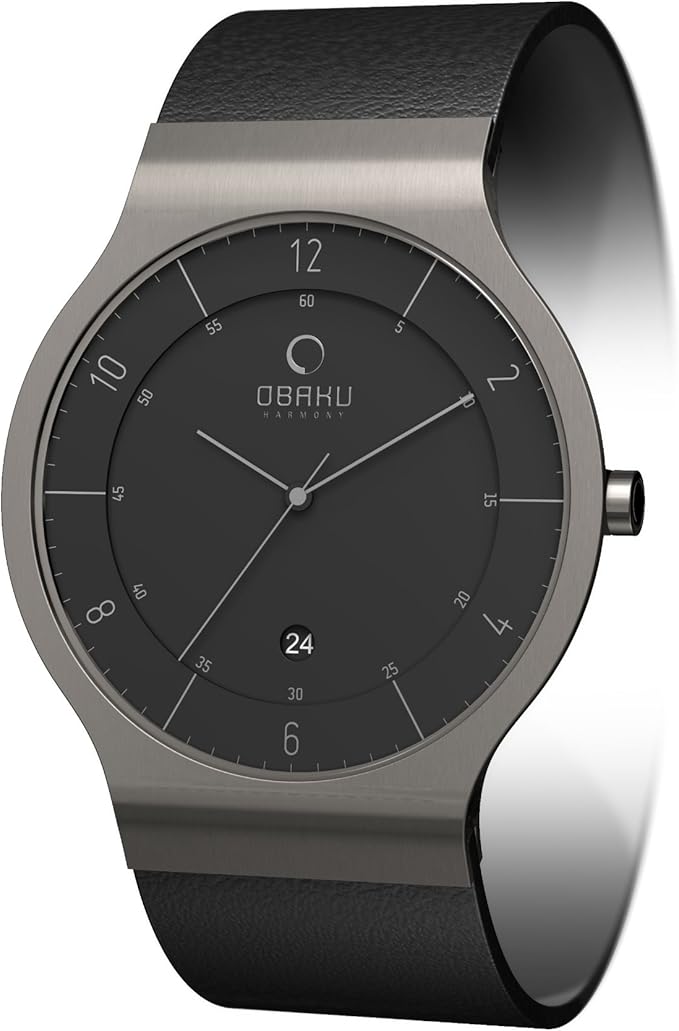 Obaku Harmony Gents Watch Titanium V133G TBRB: Amazon.co.uk: Watches
