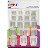 Amazon.com: Loew Cornell 208 2-Inch Storage Cups (8 count pack): Arts ...