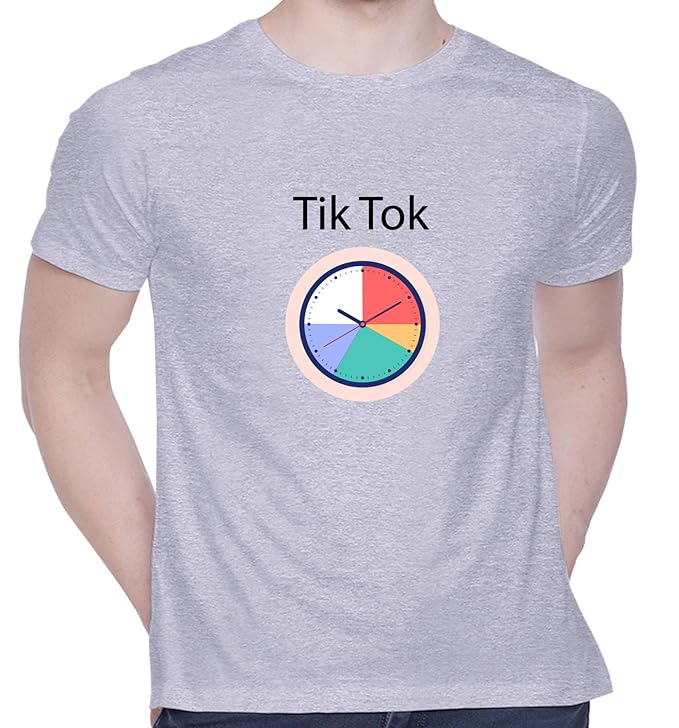 CreativiT Graphic Printed T-Shirt for Unisex TIK tok Tshirt | Casual ...