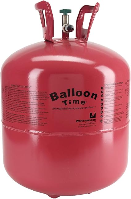 WORTHINGTON CYLINDER Corp 347138 14.9 cu. Ft. Disposable Helium Tank ...