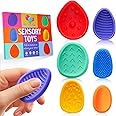 Amazon.com: Sensory Worry Stone Fidget Toys – Textured Silicone Fidget Sensory Stones for Kids ...