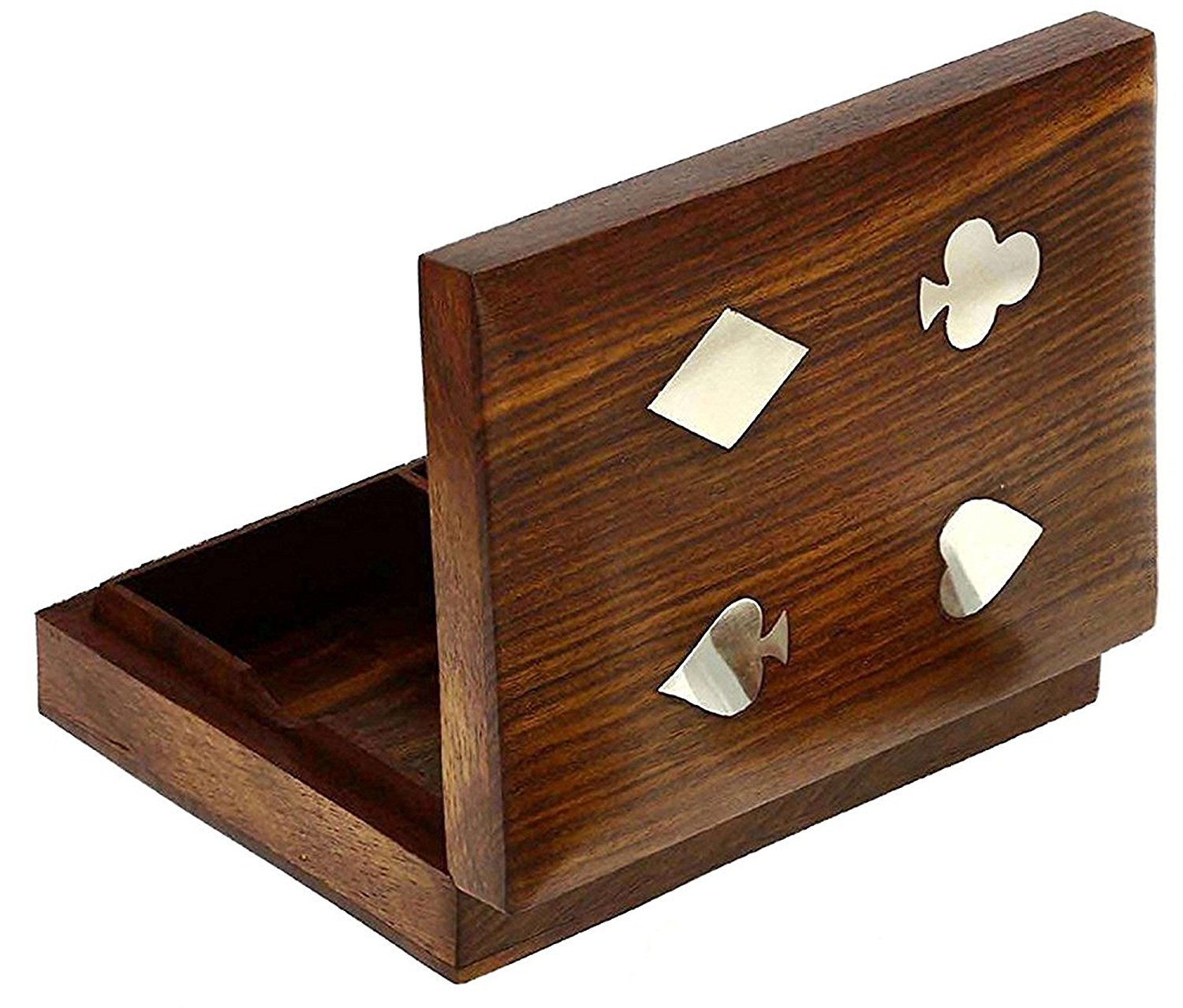Christmas Gifts Sale Decorative Wooden Standard Double Deck Playing 