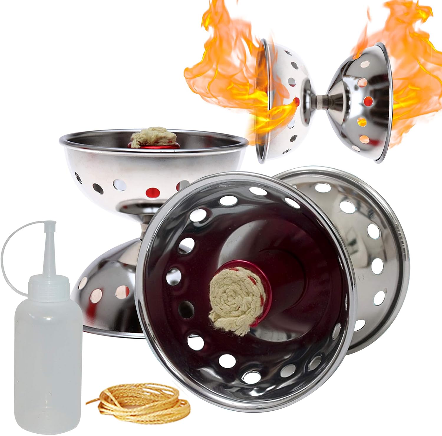 Fyrefli Pro Fire Diabolos – Comet & Meteor Fire Diabolo Sets incl ...
