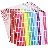 Amazon.com : Tallew 10 Color Color Coding Labels Rectangle Colored ...