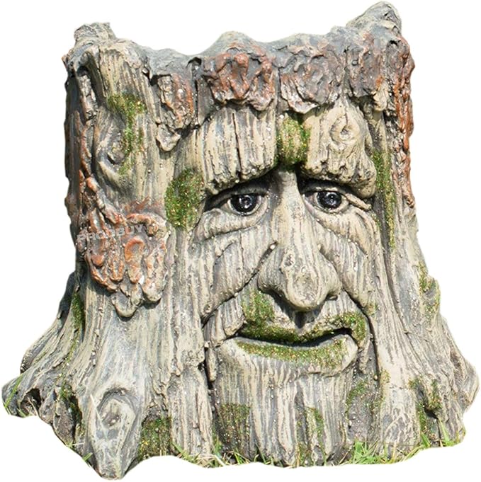 ProdBuy Limited Decorative Tree Stump Face Planter - Both Eyes Open ...