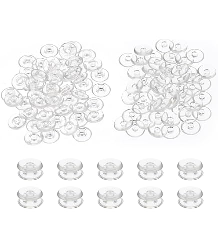 Crocs Replacement Rivets 100pk Clear Plastic Snap-Lock Binding Screw ...