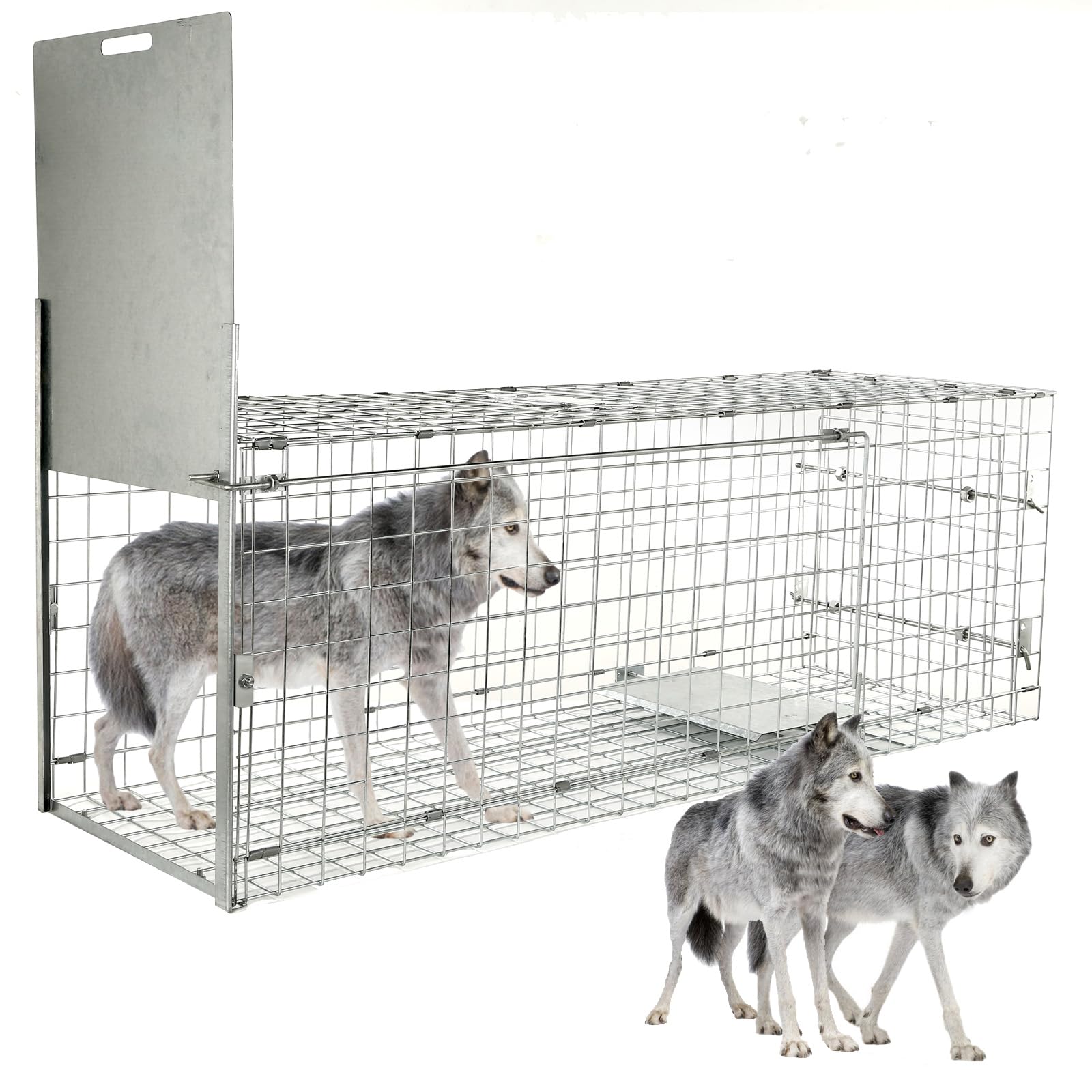 57” Collapsible Large Live Animal Trap, Easy to Set and Release Live ...
