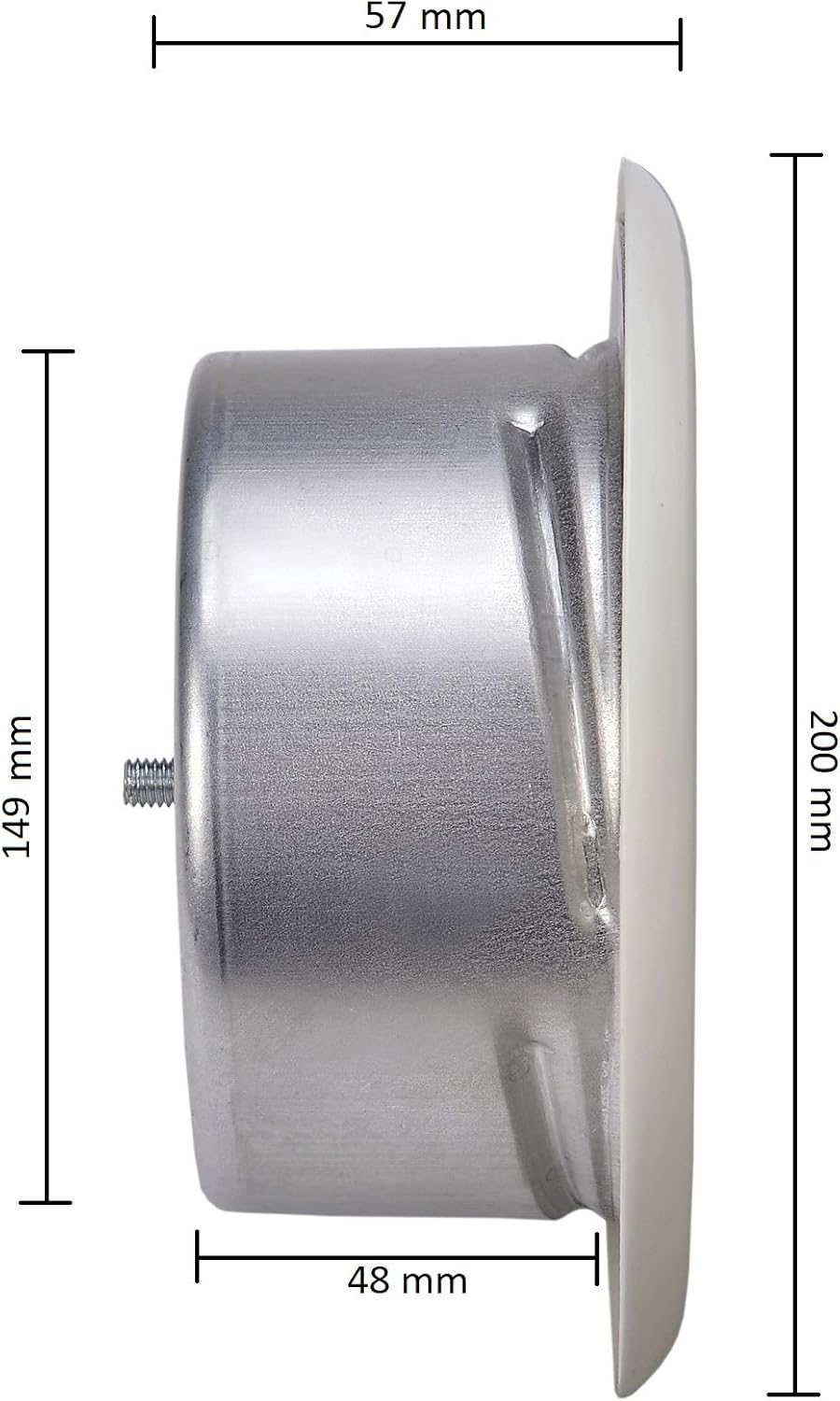 Round Ceiling Vent Diffuser 150mm (6″), Disc Valve, Extract Grille ...