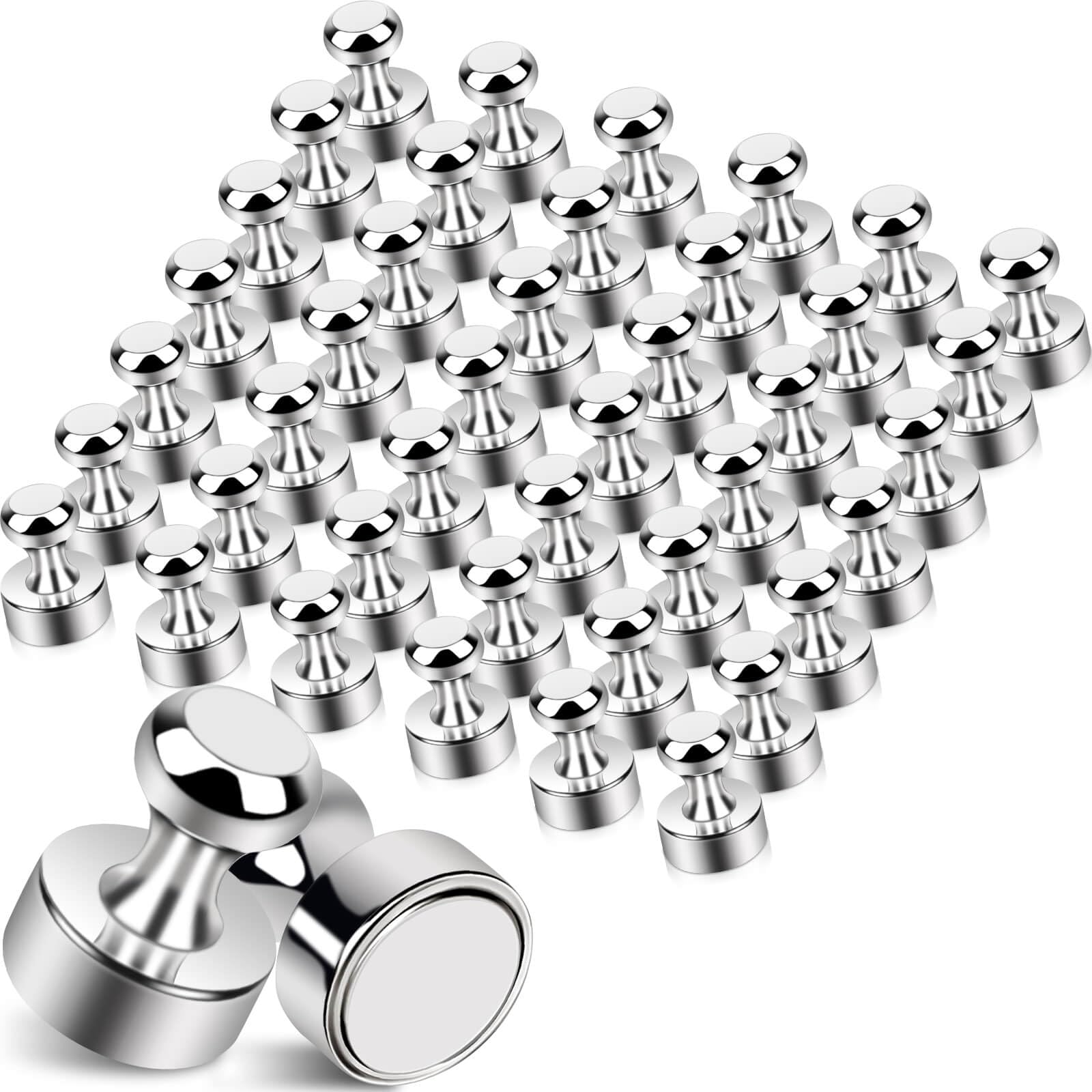 MIN CI Fridge Magnet, 40Pcs Refrigerator Magnets Small Rare Earth ...