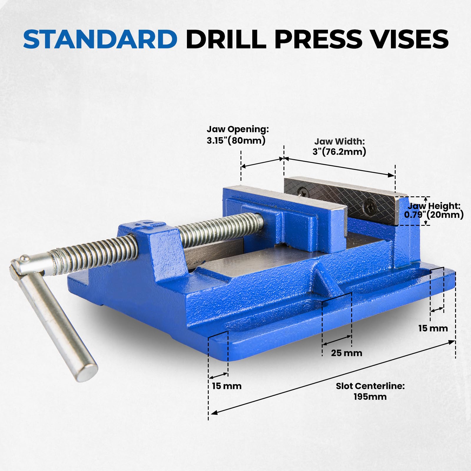 Mua Forward Q193A 3 Inch Drill Press Vise Portable Bench Vise with ...