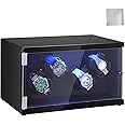 Amazon.com: VEVOR Watch Winder, Rotating Watch Box for High-End ...