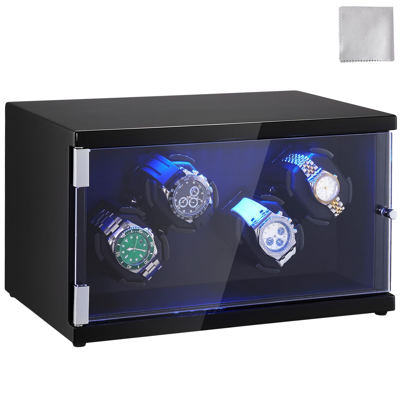 VEVOR Watch Winder, Rotating Watch Box for High-End Automatic Watches ...