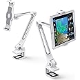 Amazon.com: AboveTEK Sturdy iPad Holder, Aluminum Long Arm iPad Tablet ...