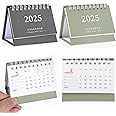 Amazon.com : Tyqour 2 Pcs Mini Calendar 2025 Small Mini Desk Calendar ...