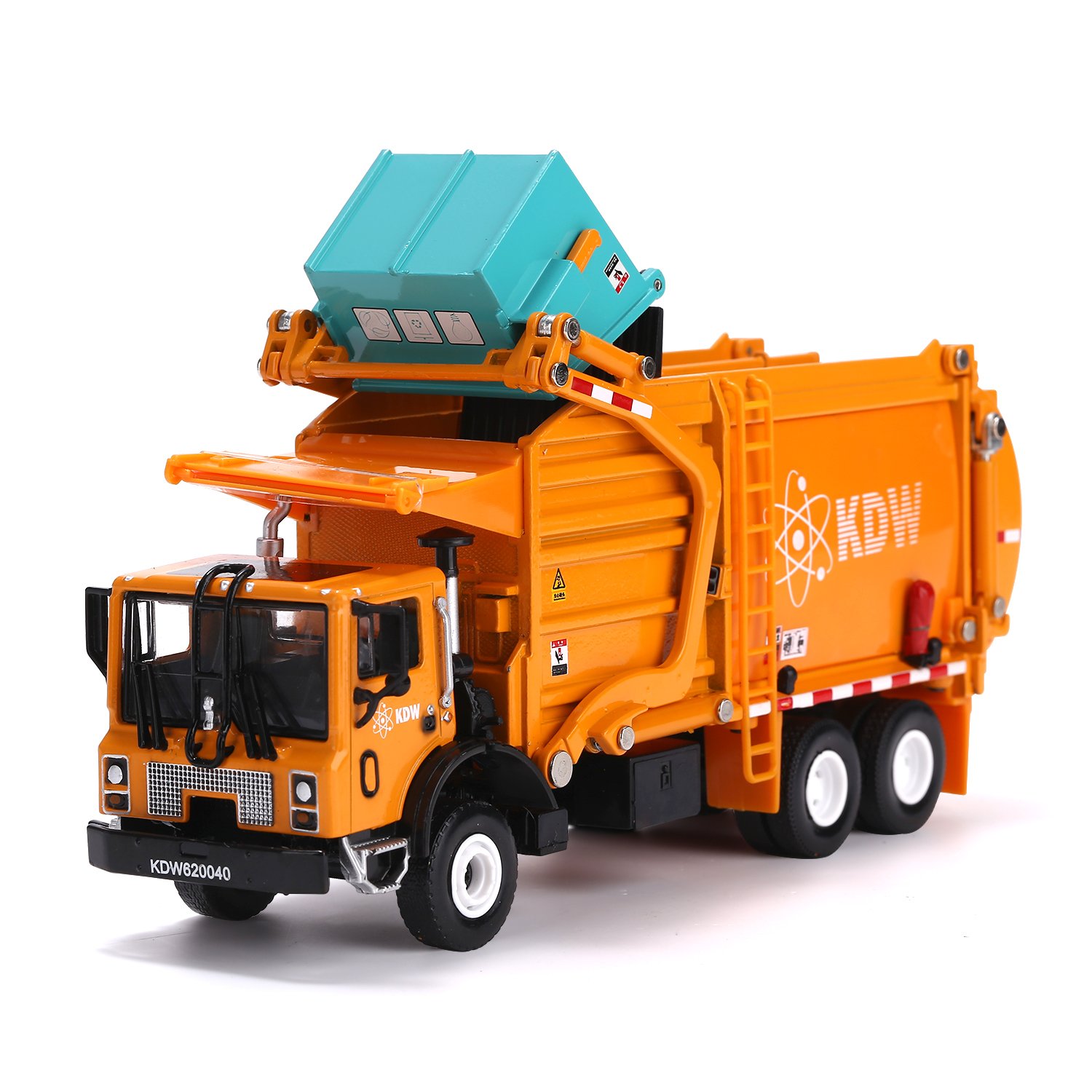 Galleon - Garbage Truck Toy Model, 1:43 Scale Metal Diecast Recycling ...