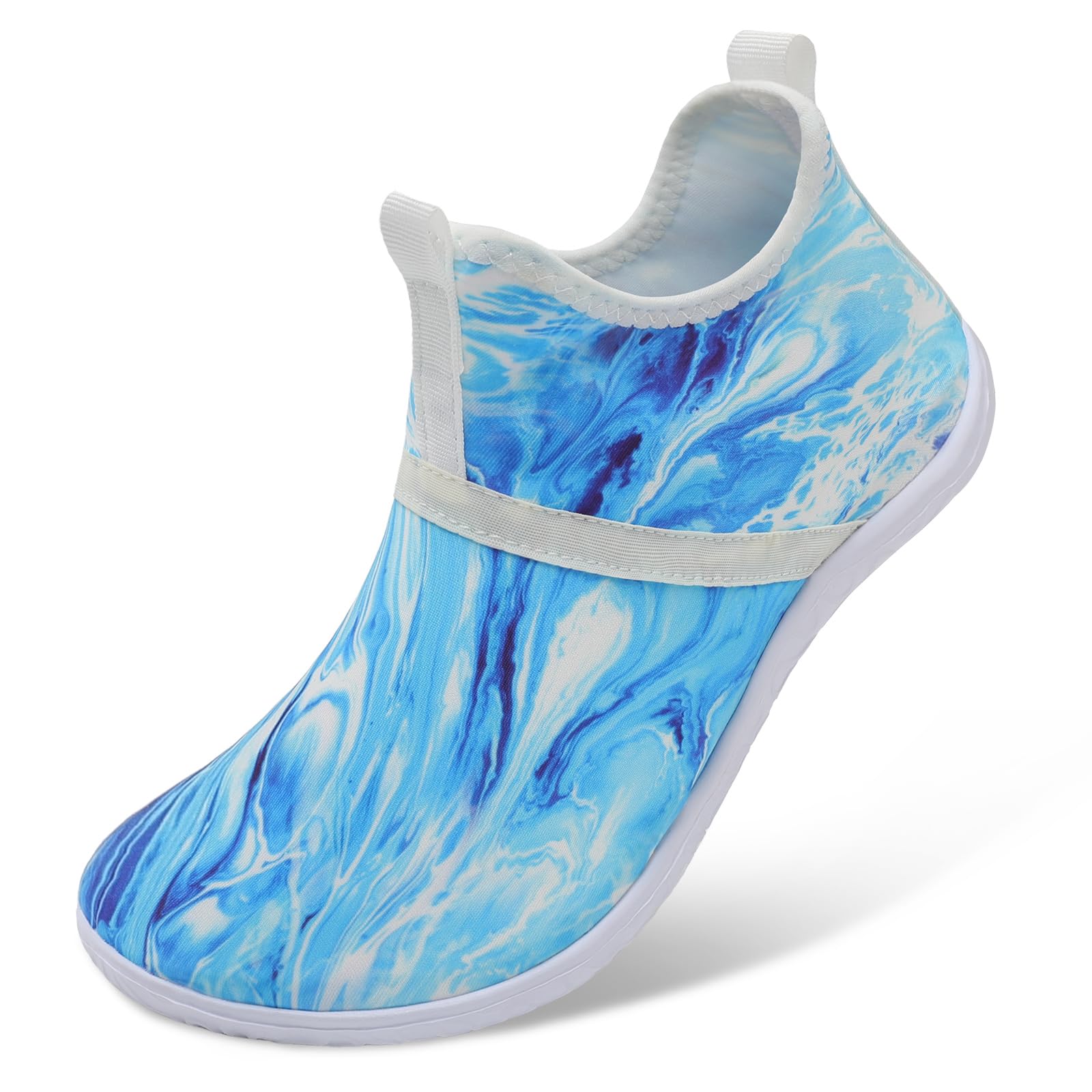 SKASO Minimalist Men Women Unisex Barefoot Sock Shoes, Wave Blue, US 5. ...