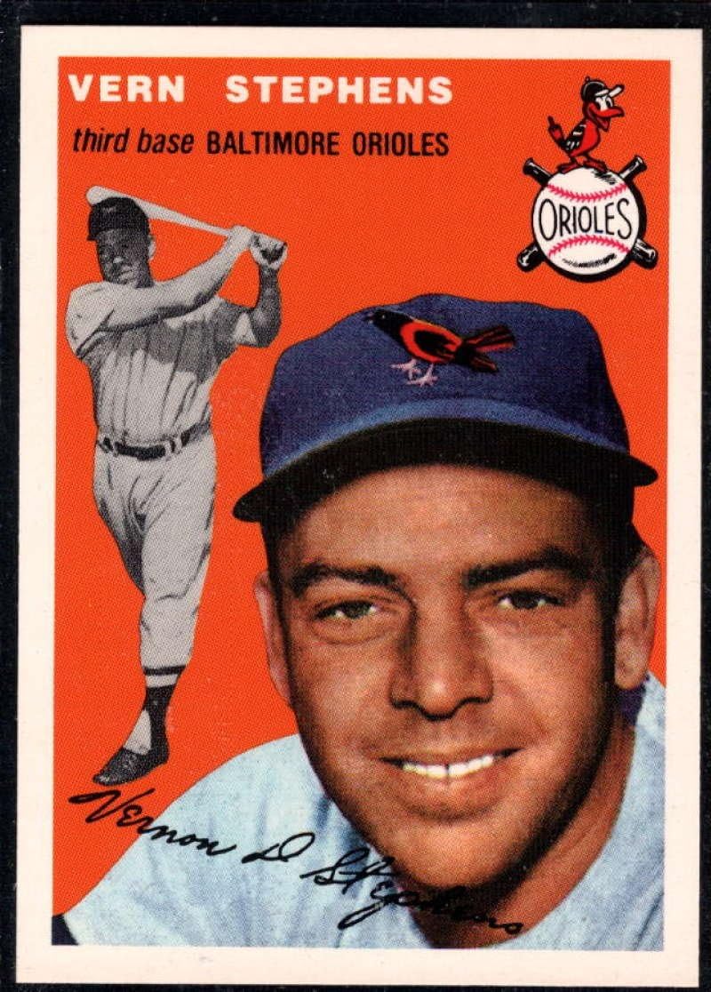 Amazon.com: Baseball MLB 1994 Topps Archives 1954#54 Vern Stephens #54 ...