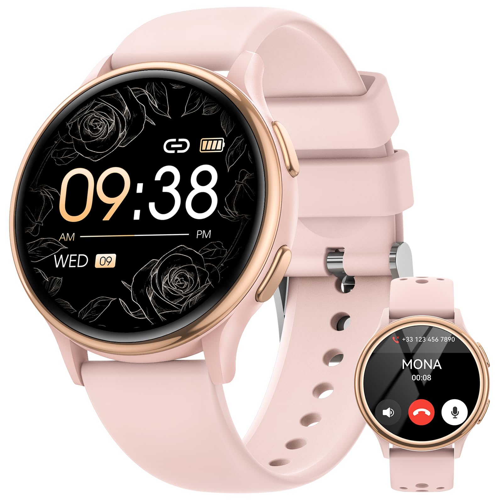 Smart Watches for Women [Make Call/Answer/400+Watch Faces] Android ...
