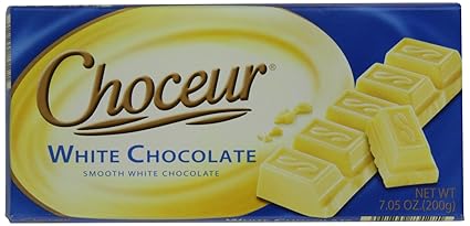 Amazon.com : Choceur White Chocolate Made in Germany, 7.05 Ounce ...