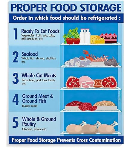 Printable Chart Food Storage