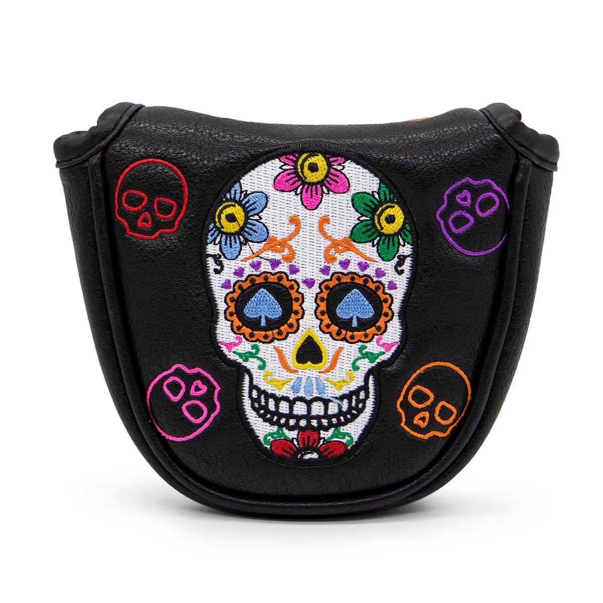 Golf Putter Covers Mallet Putter Headcover Colorful Skeleton Golf ...