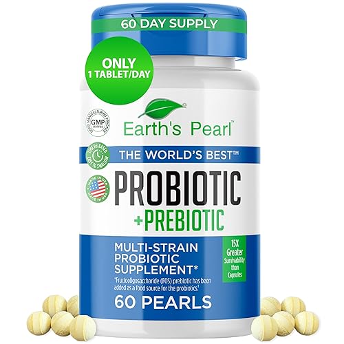 Earth's Pearl Probiotics for Women & Men & Kids - Pearl-Shaped ...