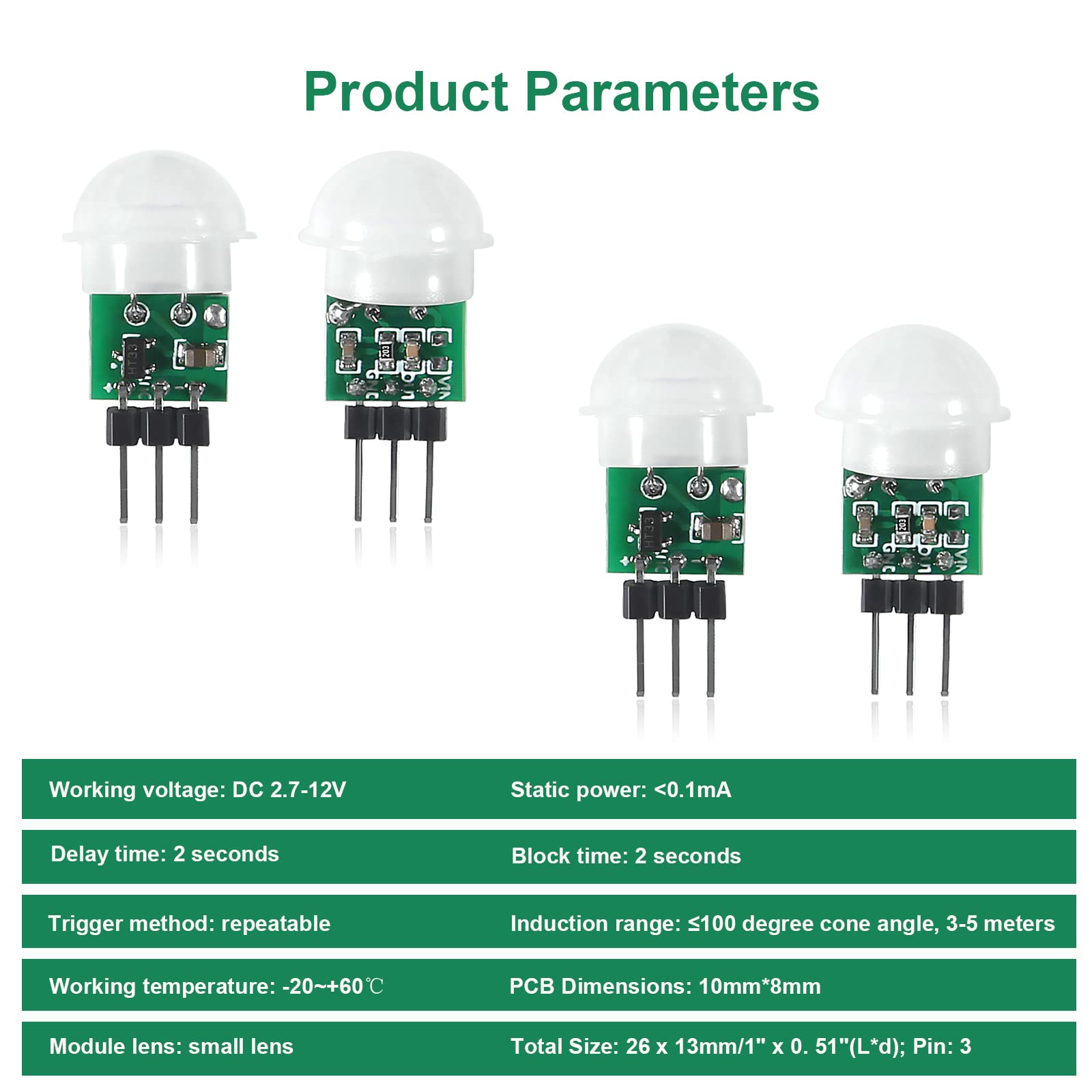 Mua 6PCS AM312 Mini Human Sensor Module, HC-SR312 Pyroelectric Infrared ...