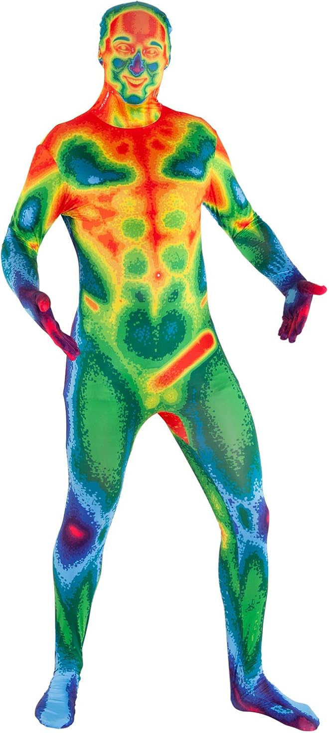 Morphsuits Infrared Camera Multicoloured Halloween Costume for Adults ...