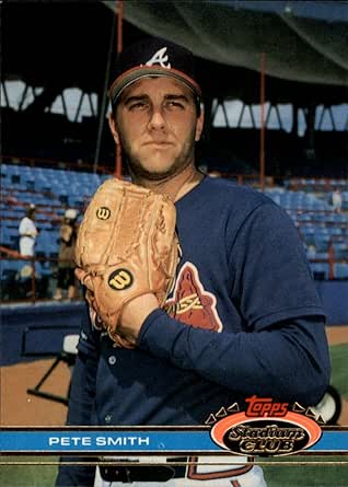 Amazon.com: 1991 Topps Stadium Club Baseball Card #519 Pete Smith ...