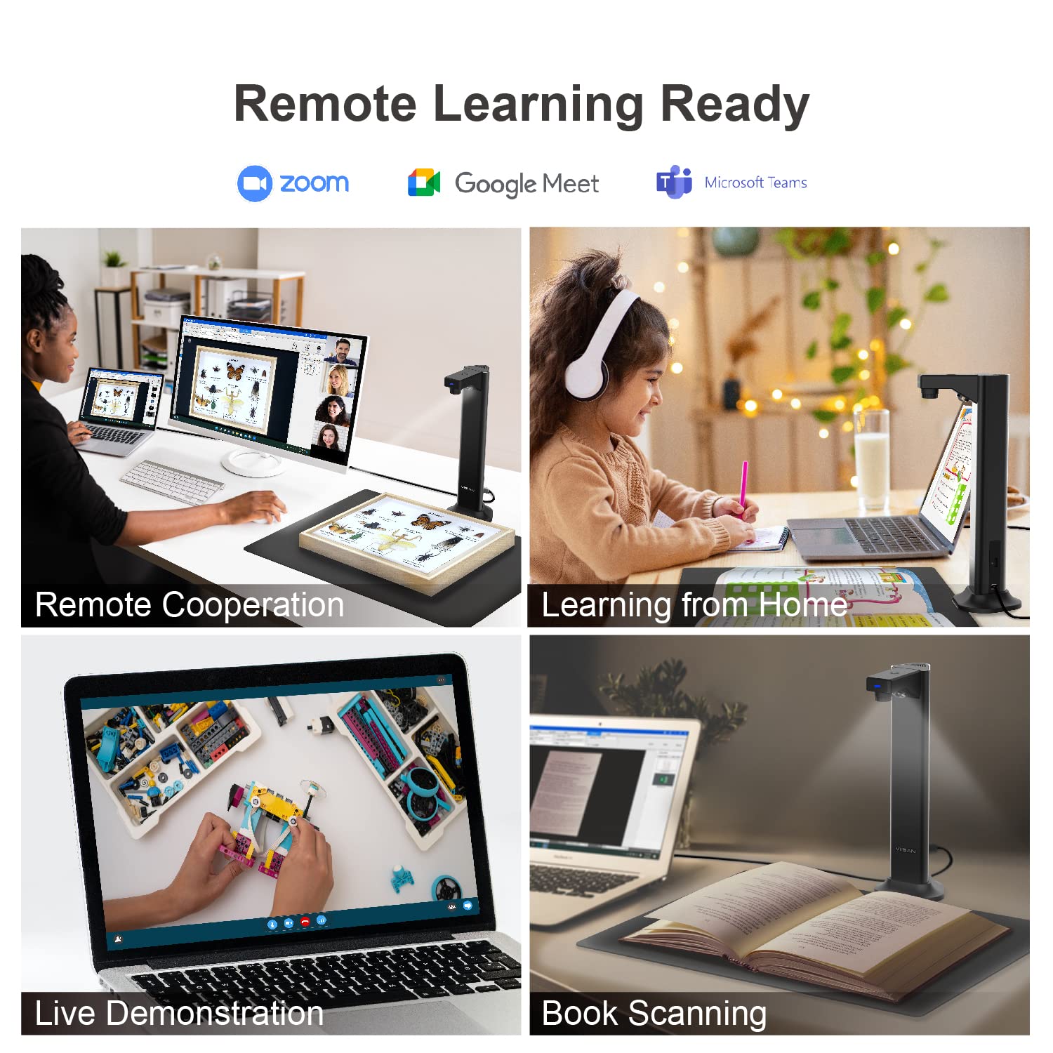 Mua VIISAN DL8 Smart Document Scanner, USB Book Scanner with Asymmetric ...