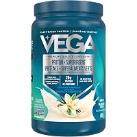Vega Sport Vegan Protein Powder + Recovery - 30g Plant Based Protein ...