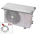Amazon.com: Mini Split Cover for Outside Unit, Heat Pump Outdoor Covers ...