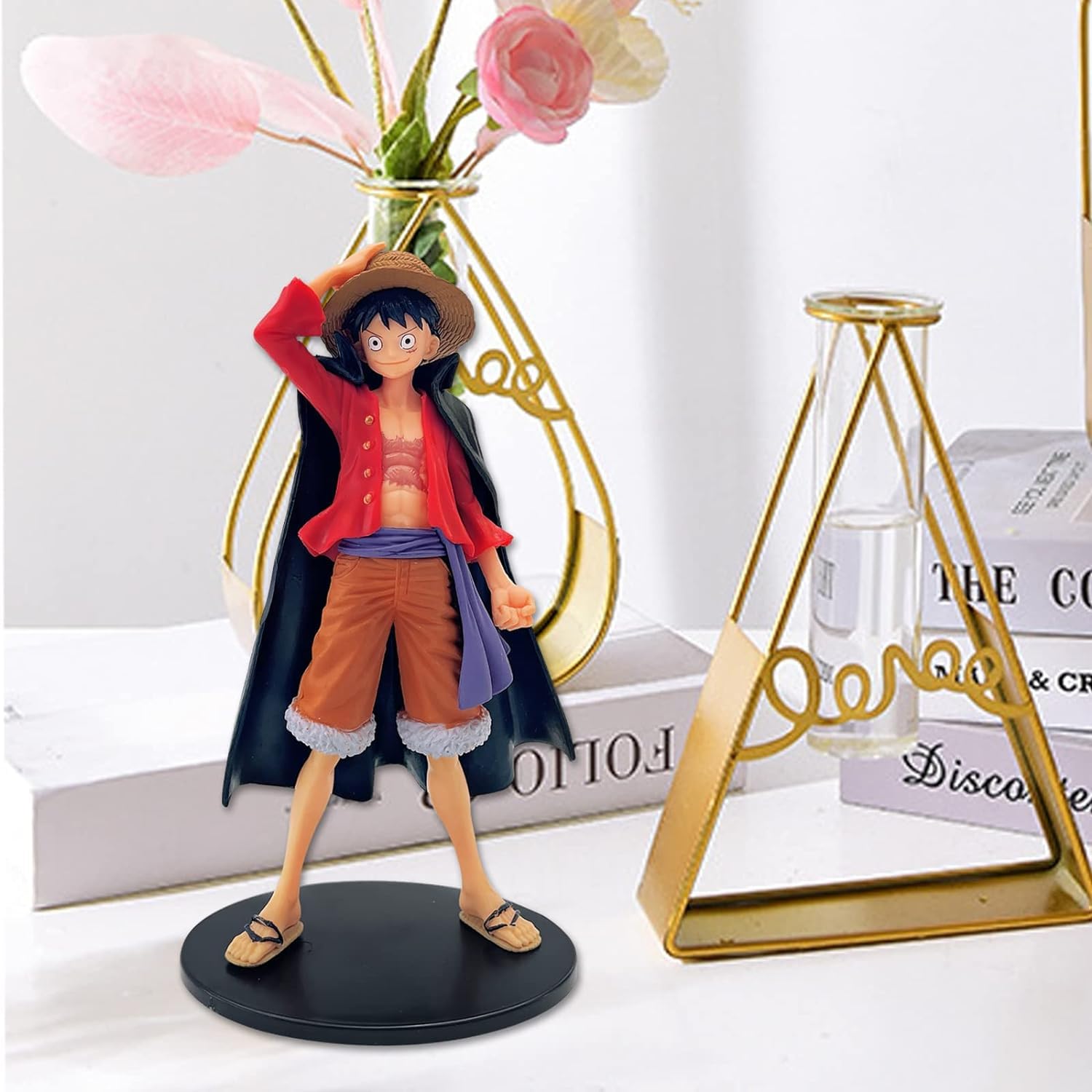 Mua Anime One Piece Anniversary Edition Luffy Figure-17cm Black Cloak ...