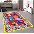 Amazon.com: Kids/Baby Room/Daycare/Classroom/Playroom Area Rug. ABC’s ...