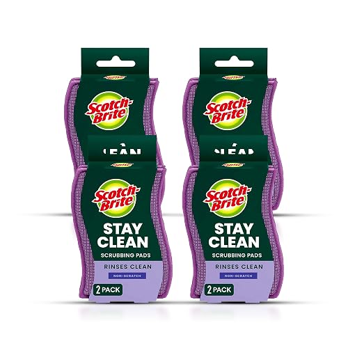 Scotch-Brite Clean & Rinse Non-Scratch Scrub Sponges – Dual-Sided ...