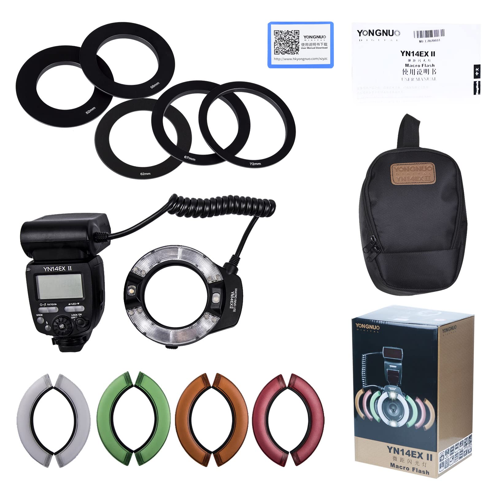 Mua YONGNUO YN14EX II Macro Ring Flash for Canon DSLR Cameras, with ...