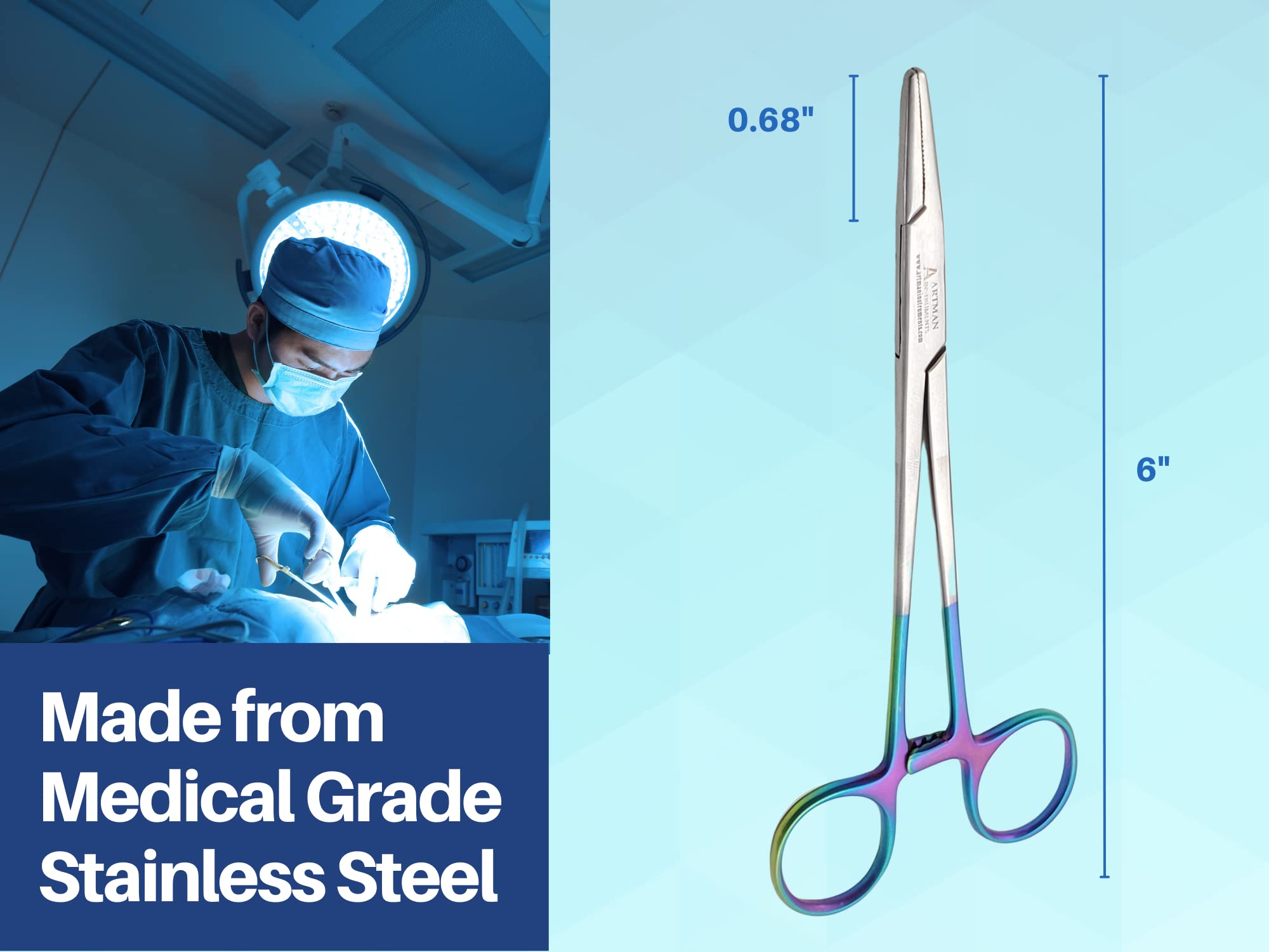 Mayo Hegar Needle Holder Surgical Needle Driver By ARTMAN INSTRUMENTS ...