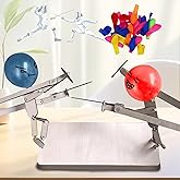 Amazon.com: Wooden Fencing Puppets Toys, Handmade Bamboo Man Fighting ...