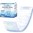 Amazon.com: LivDry Incontinence Booster Pads, Use with Adult Diapers ...