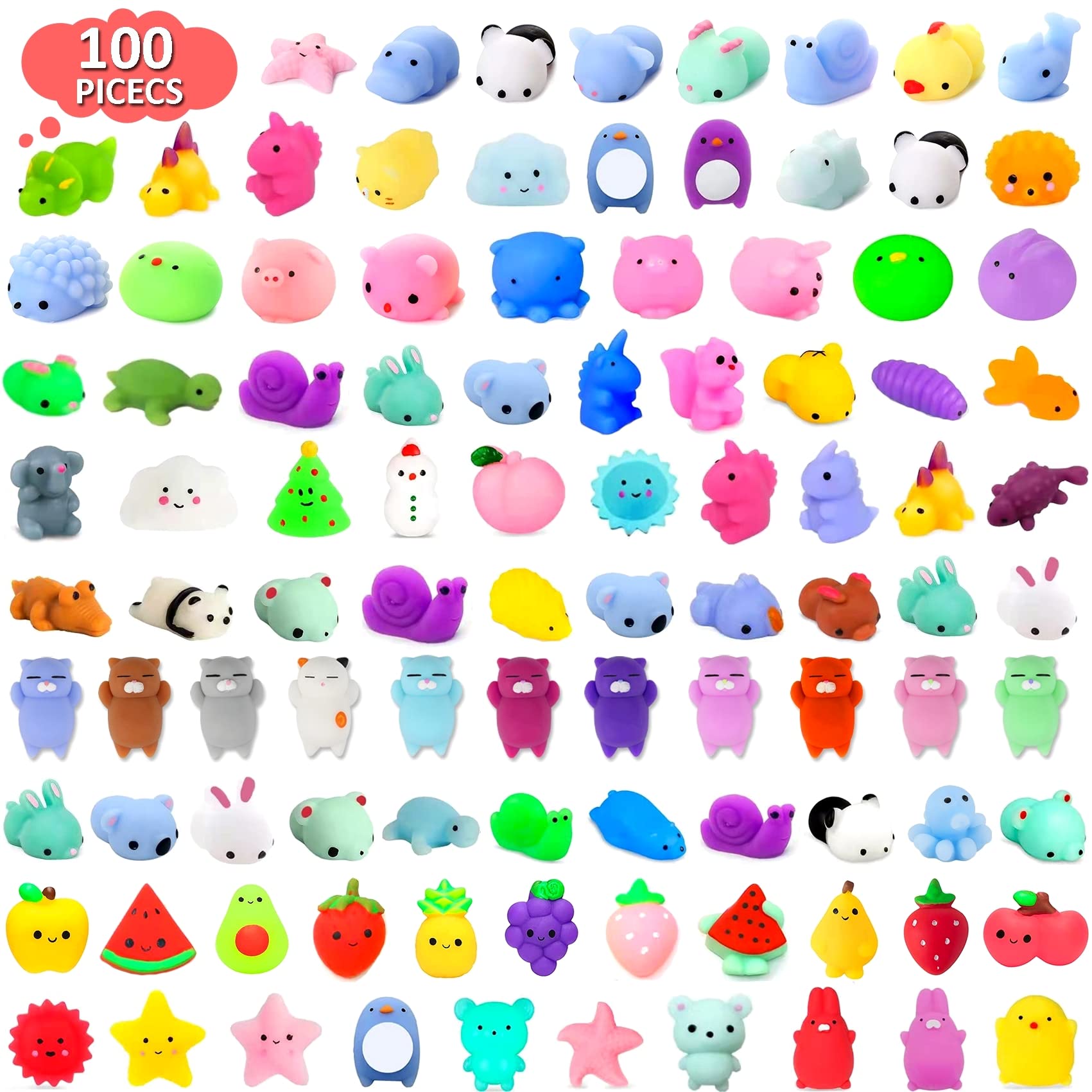 Mua Mochi Squishy Toys 100 Pack Easter Eggs Fillers Mini Fidget Party