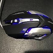 Amazon.com: LENRUE V1 Gaming Mouse Wired, Ergonomic Computer Mice with ...