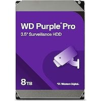 Amazon.com: Western Digital 8TB WD Purple Pro Surveillance Internal ...